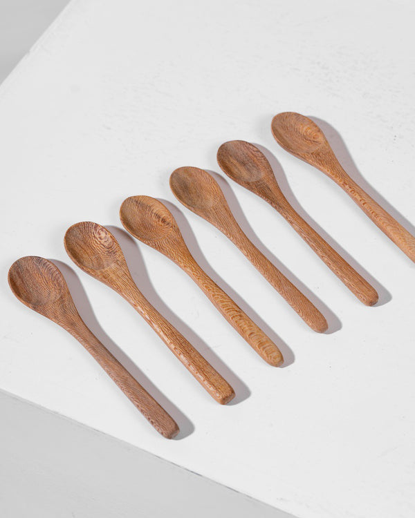Premium Quality Handmade Wooden Tea Spoon Set - Wooding